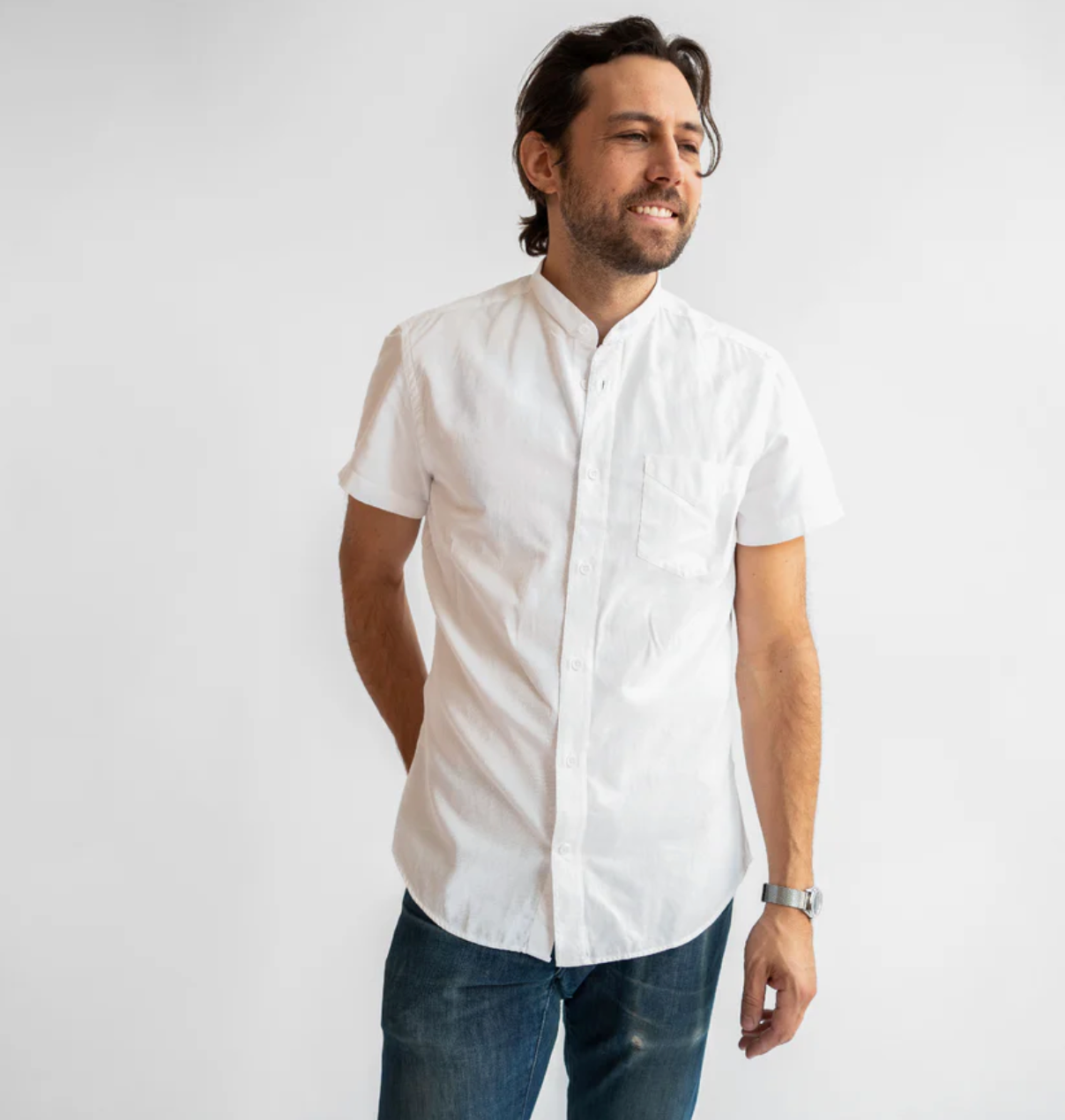 Banded Collar Shirts – Stock Mfg.