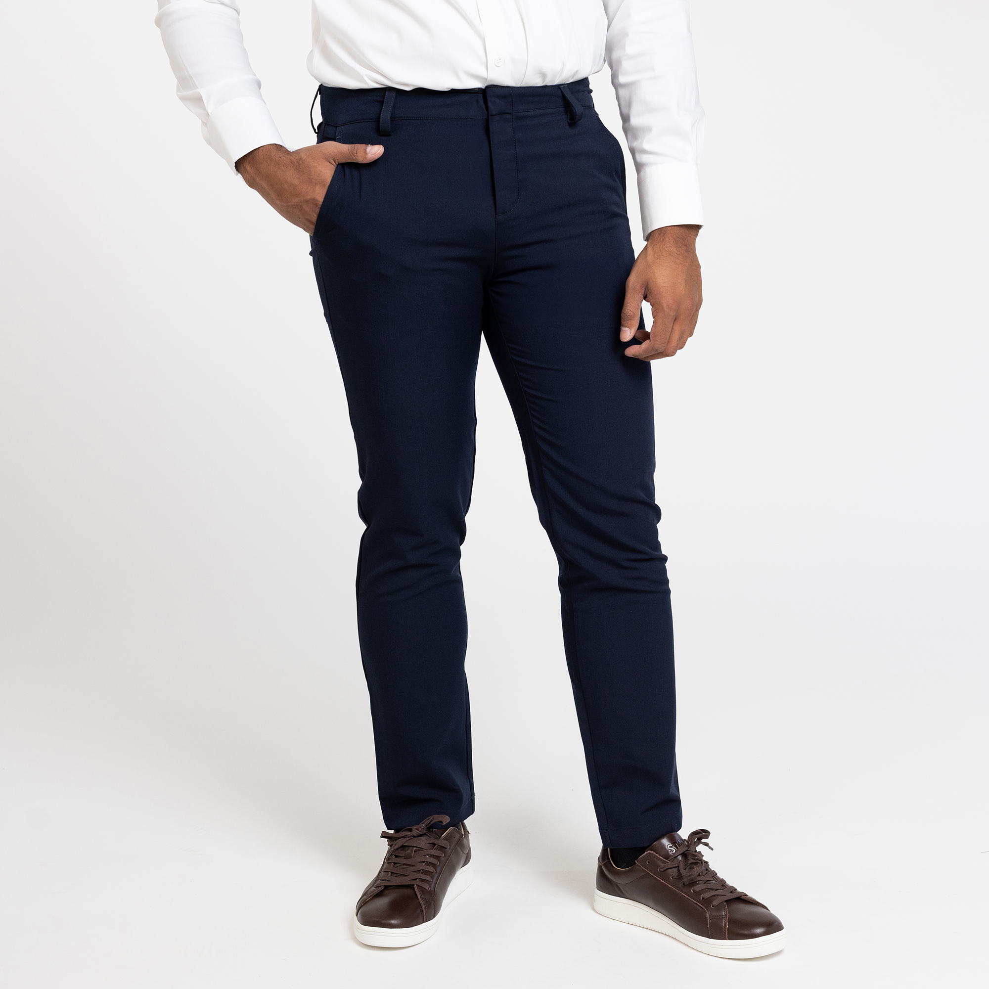 Men's Navy Tech Trouser – Stock Mfg.