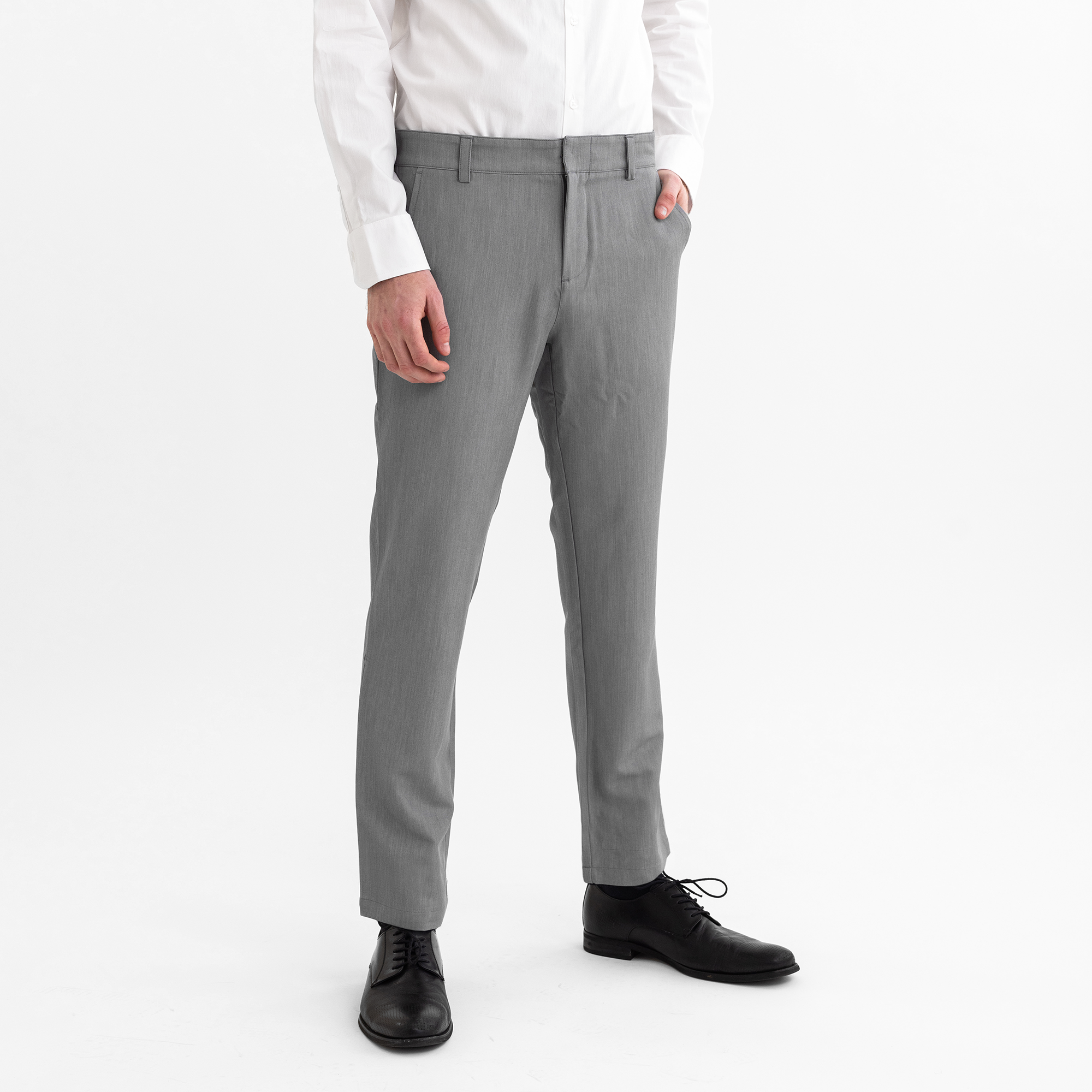 Men's Gray Tech Trouser – Stock Mfg.